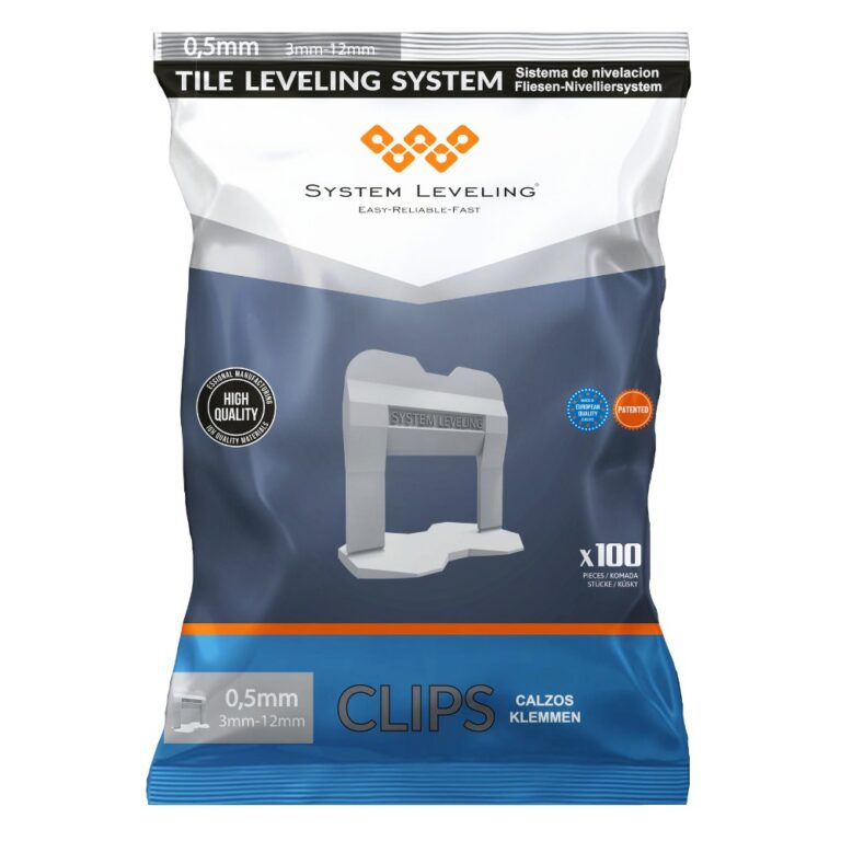Clips x100 0.5 mm - Tile Leveling System