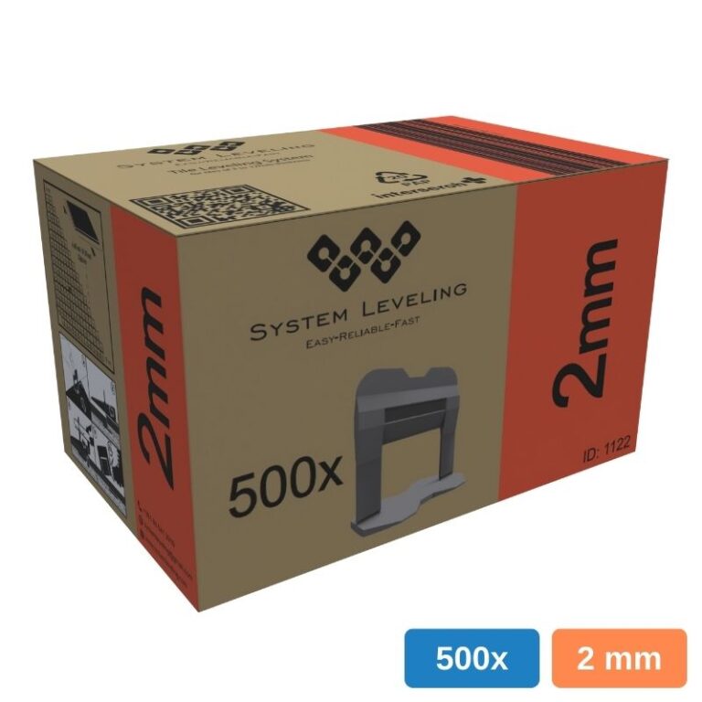 Clips 500pcs 2mm carton box - Tile Leveling System